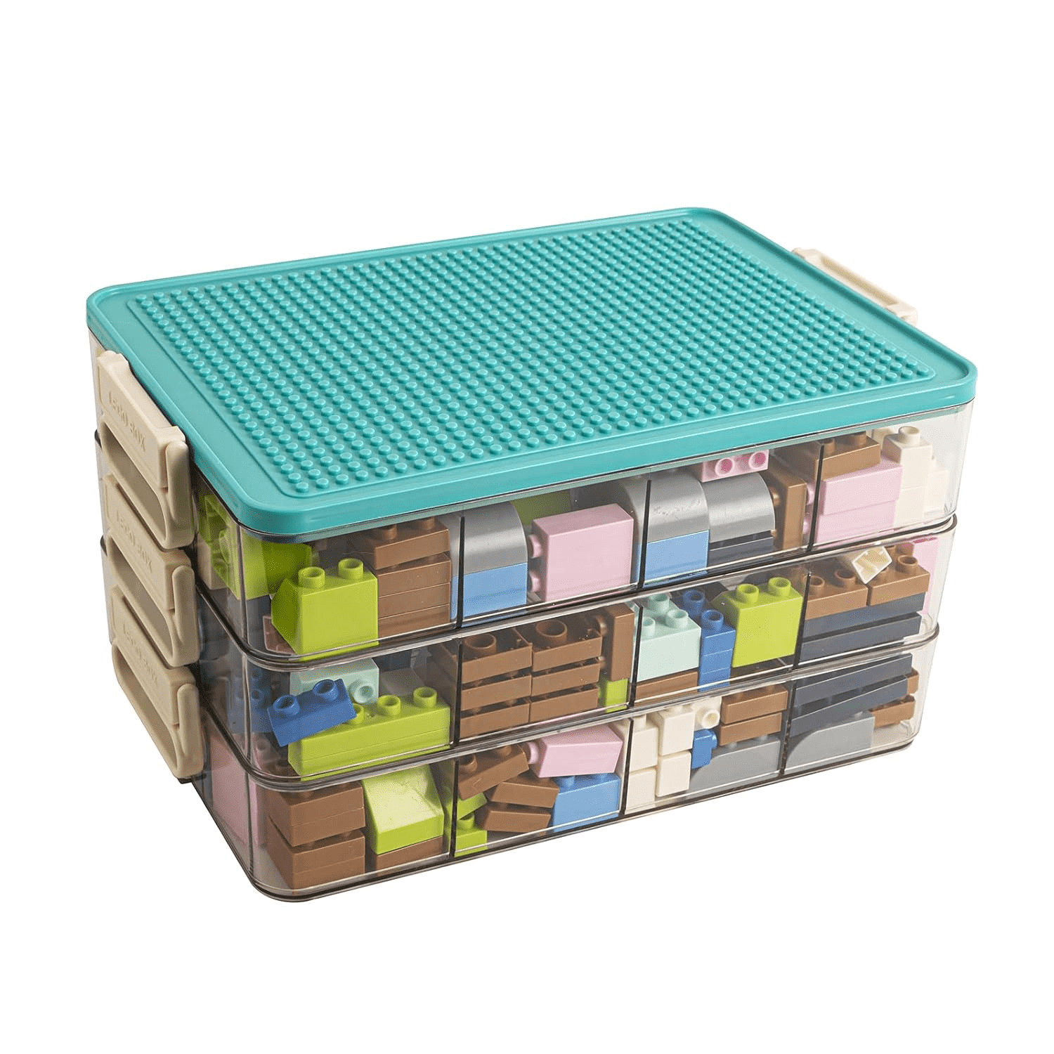 hltdup Toys Storage Organizer Bins for Stackable Toys Organizer ...