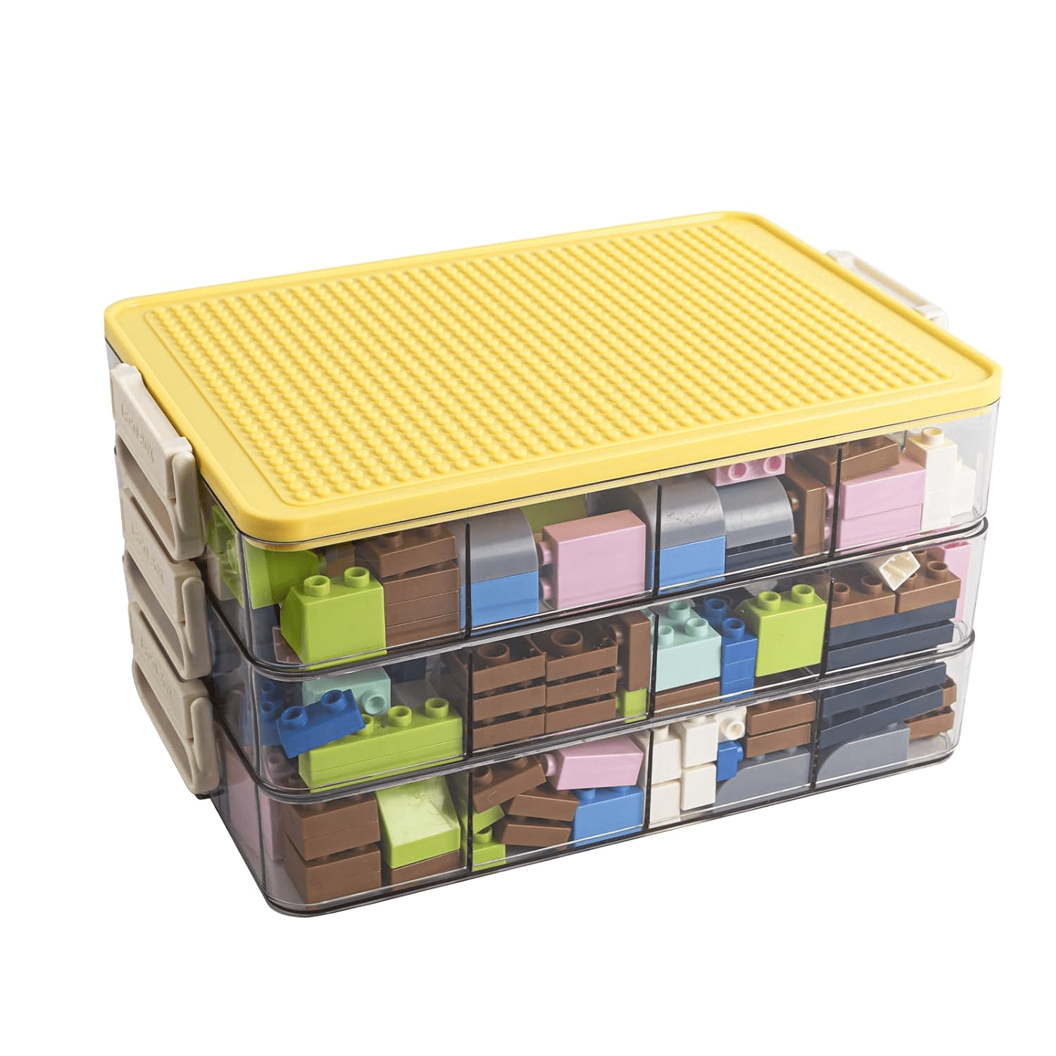 hltdup Toys Storage Organizer Bins for Stackable Toys Organizer ...