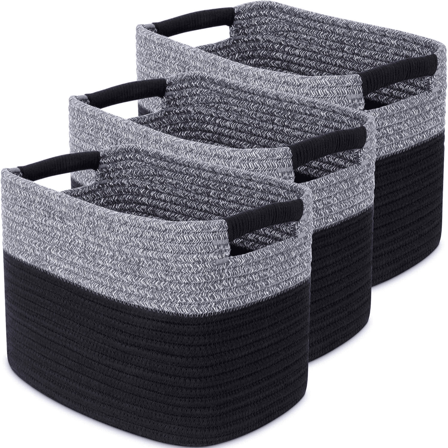 hltdup Woven Organizing Baskets Small Toy Storage Bin decoration Cotton ...