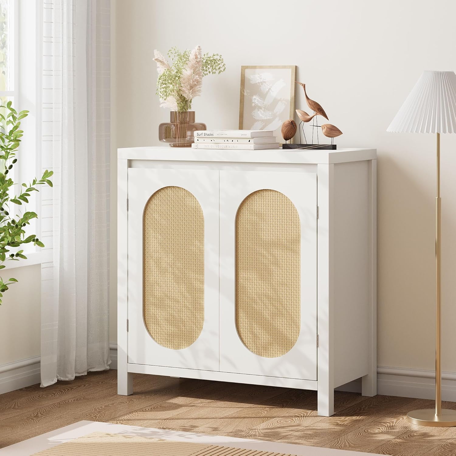 hltfrp Accent Storage Cabinet Sideboard Buffet Cabinet with Door and ...