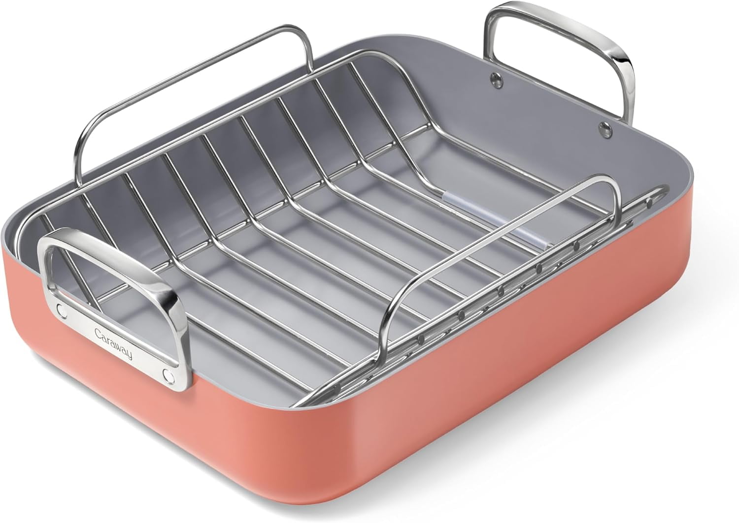 hltfrp Roasting Pan - 16x13\u201D Roasting Pan with Rack - Non-Stick ...