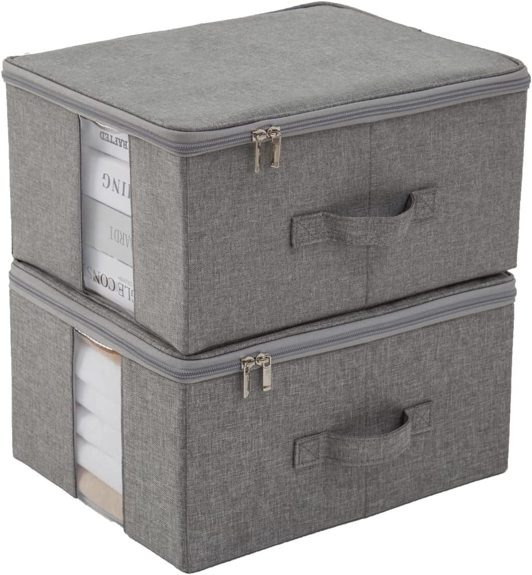 Hltser HCOCM Under Bed Storage with Clear window/ 600D Sturdy Fabric ...