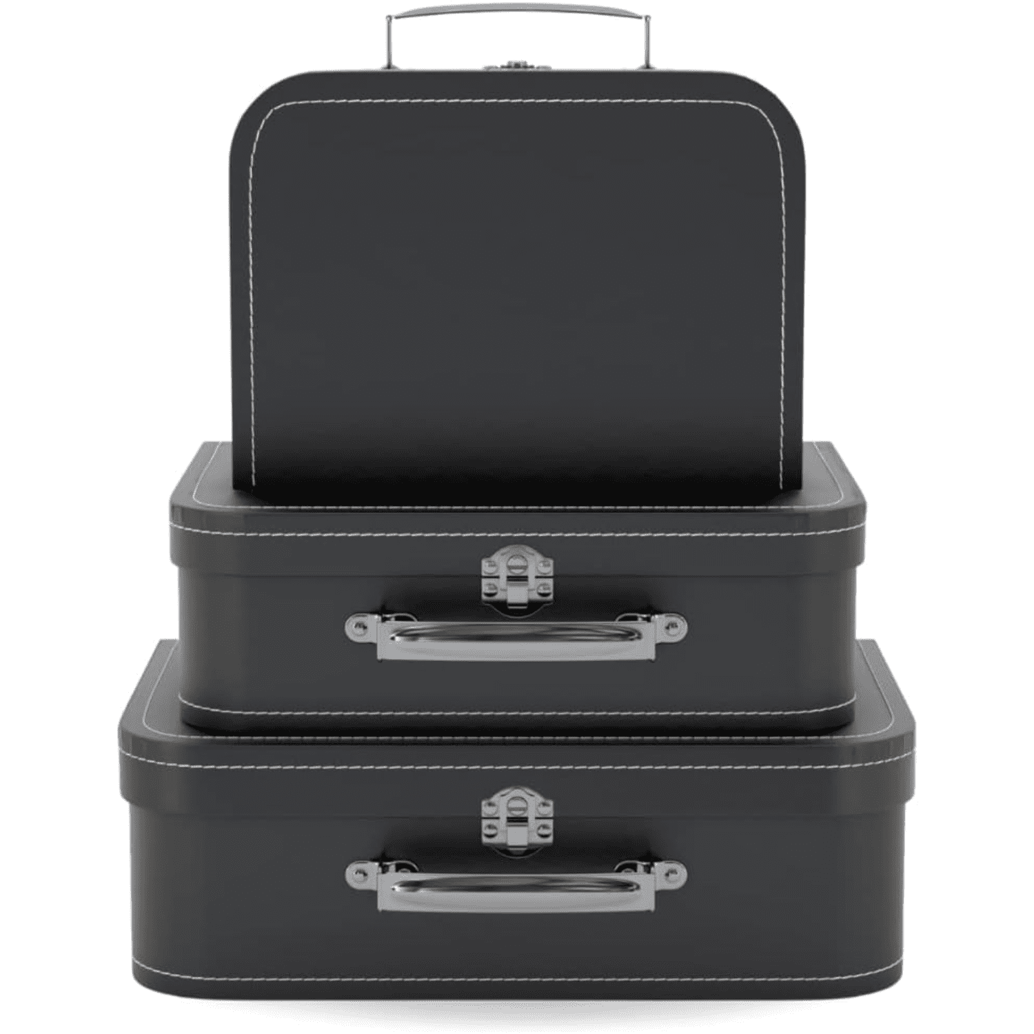 hlthdyz Soul & Lane Decorative Suitcase Storage Boxes with Handle ...