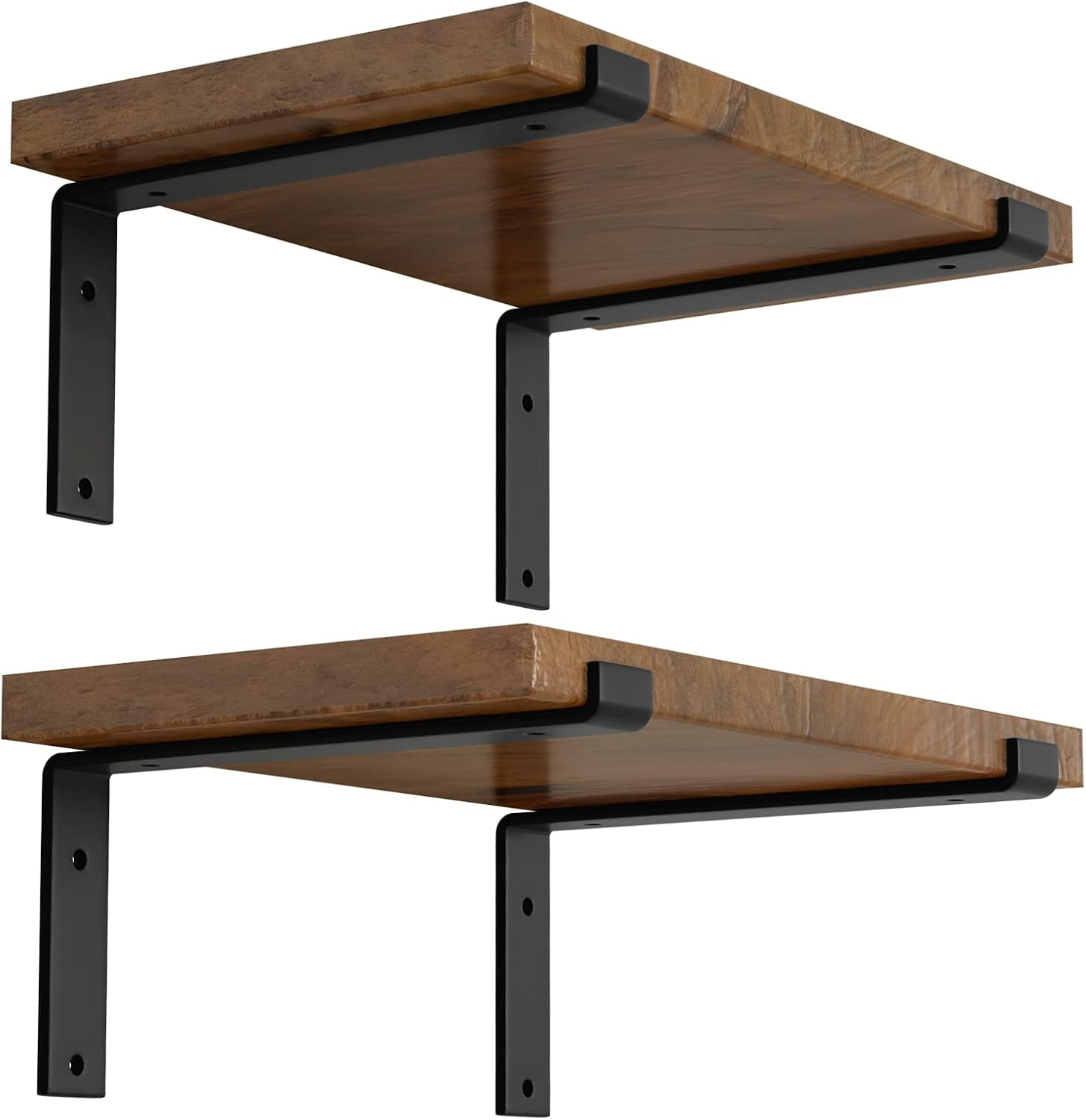 hltiug 8 inch Shelf Bracket for DIY Floating Shelf 1/5 inch Thick Heavy ...