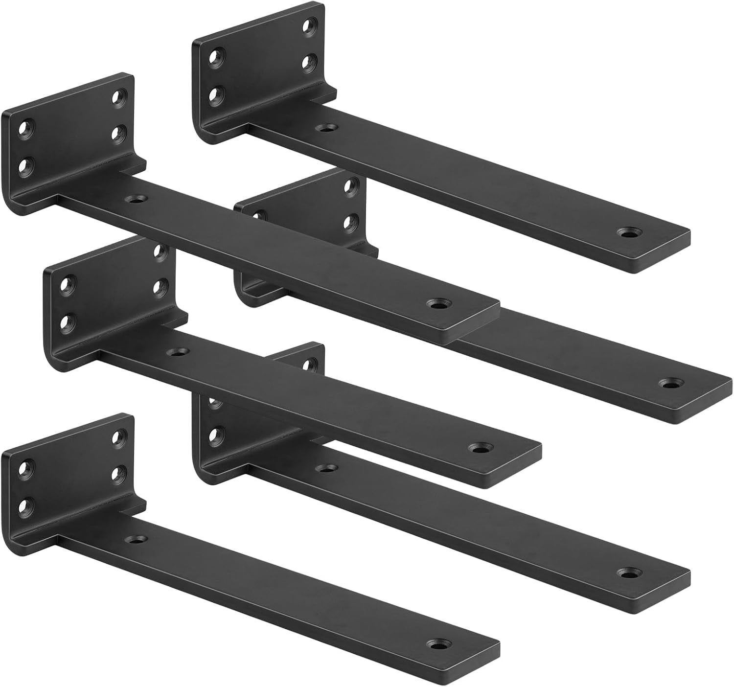 hltiug Floating Shelf Bracket 10inch 6 Pack L Brackets for Shelves ...