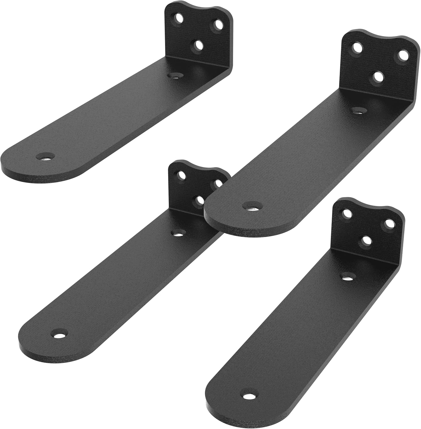 hltiug Floating Shelf Bracket 6 Inch (1/4 In Thick) Shelf Bracket 4 ...