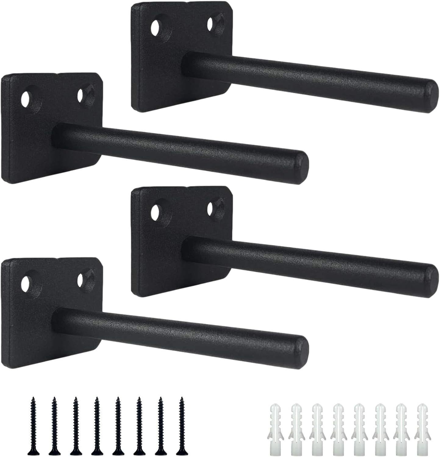 hltiug Floating Shelf Brackets 2 Inch Heavy Duty Hidden Brackets for ...