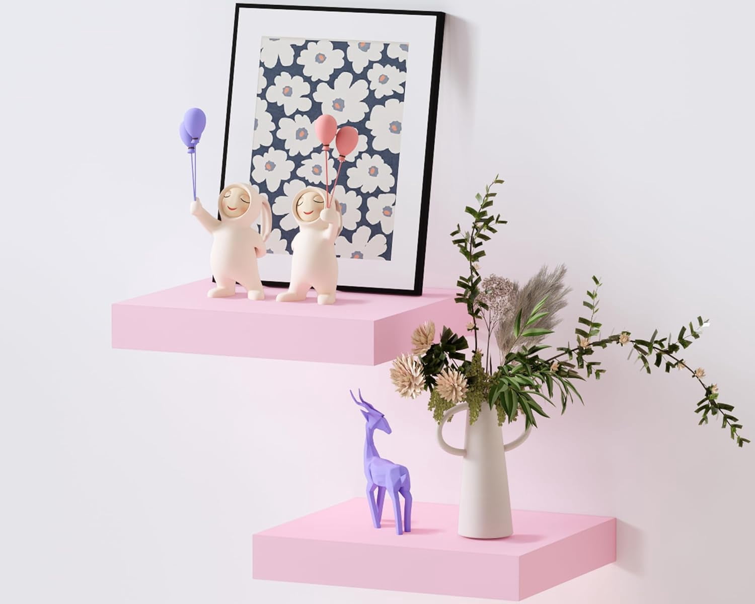 hltiup JKLCH LTKIF Floating Shelves for Wall Invisible Bracket Bathroom ...