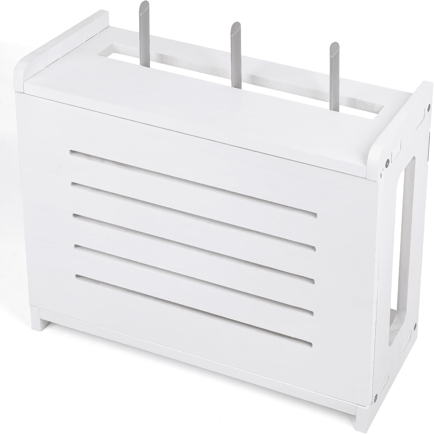 hltjuds Wooden Router Shelf Wall Mount WiFi Router Storage Modem Cover ...