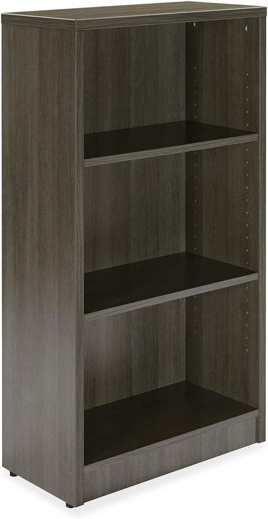 4 Shelf Wood Bookcase Freestanding Display Shelf Adjustable Layers ...