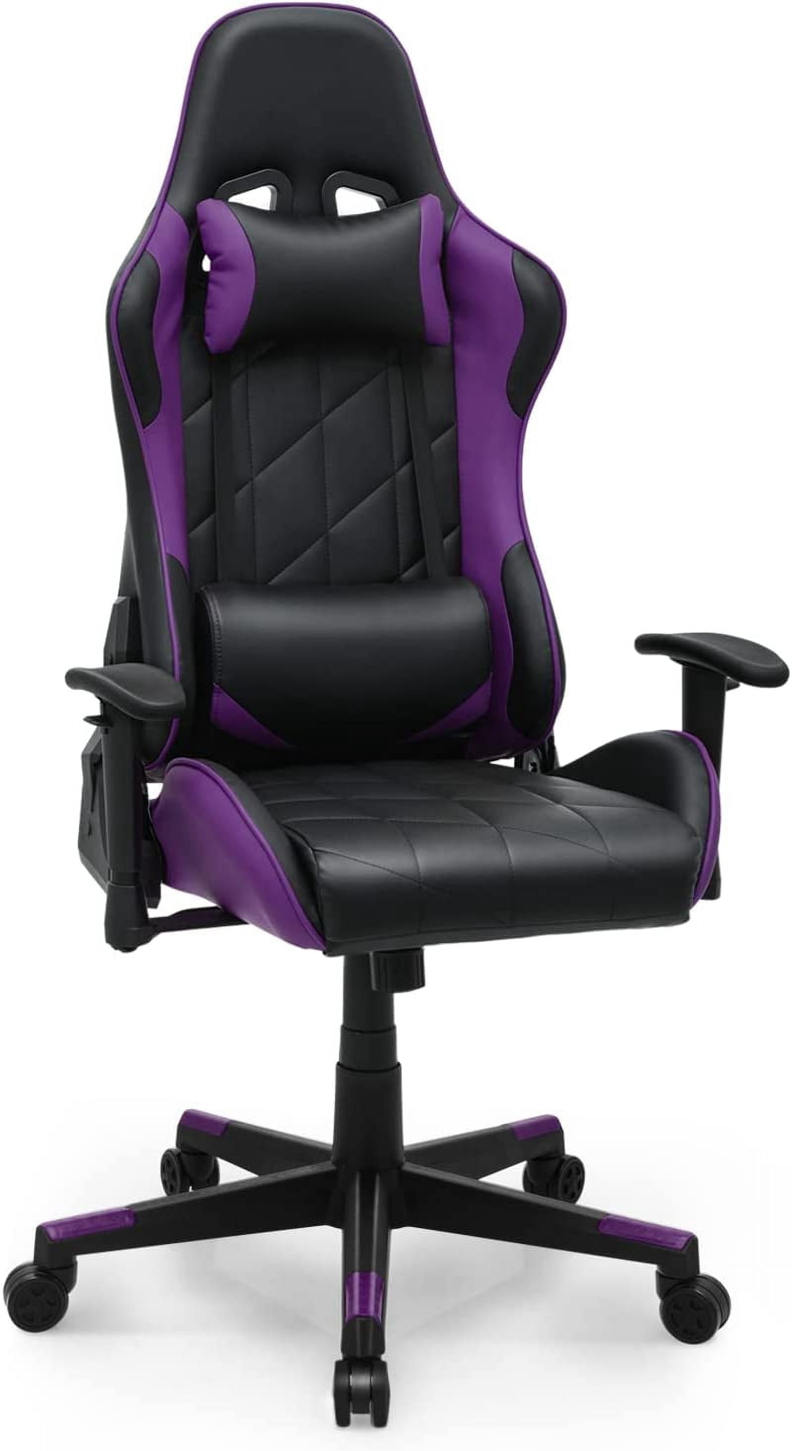 hltopo Gaming Chair Racing Style High-Back Reclining Ergonomic Swivel ...