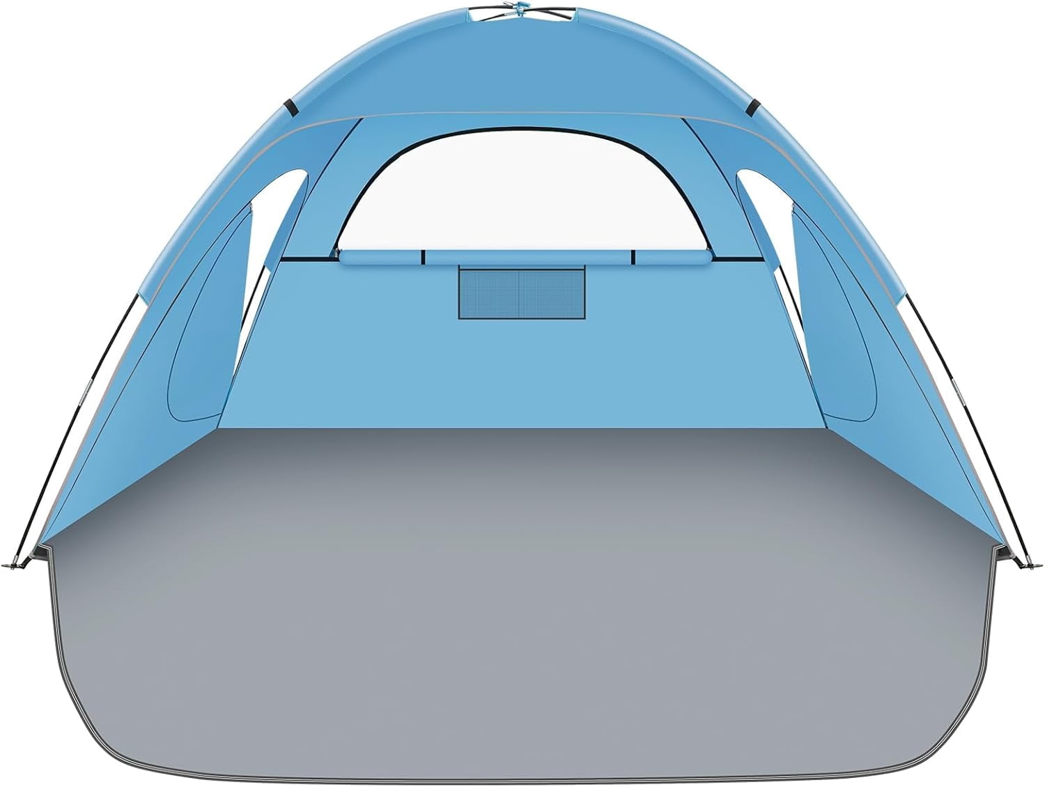 hltsuio Beach Tent Sun Shelter Beach Shade Tent with UPF 50+ UV for 2-3 ...
