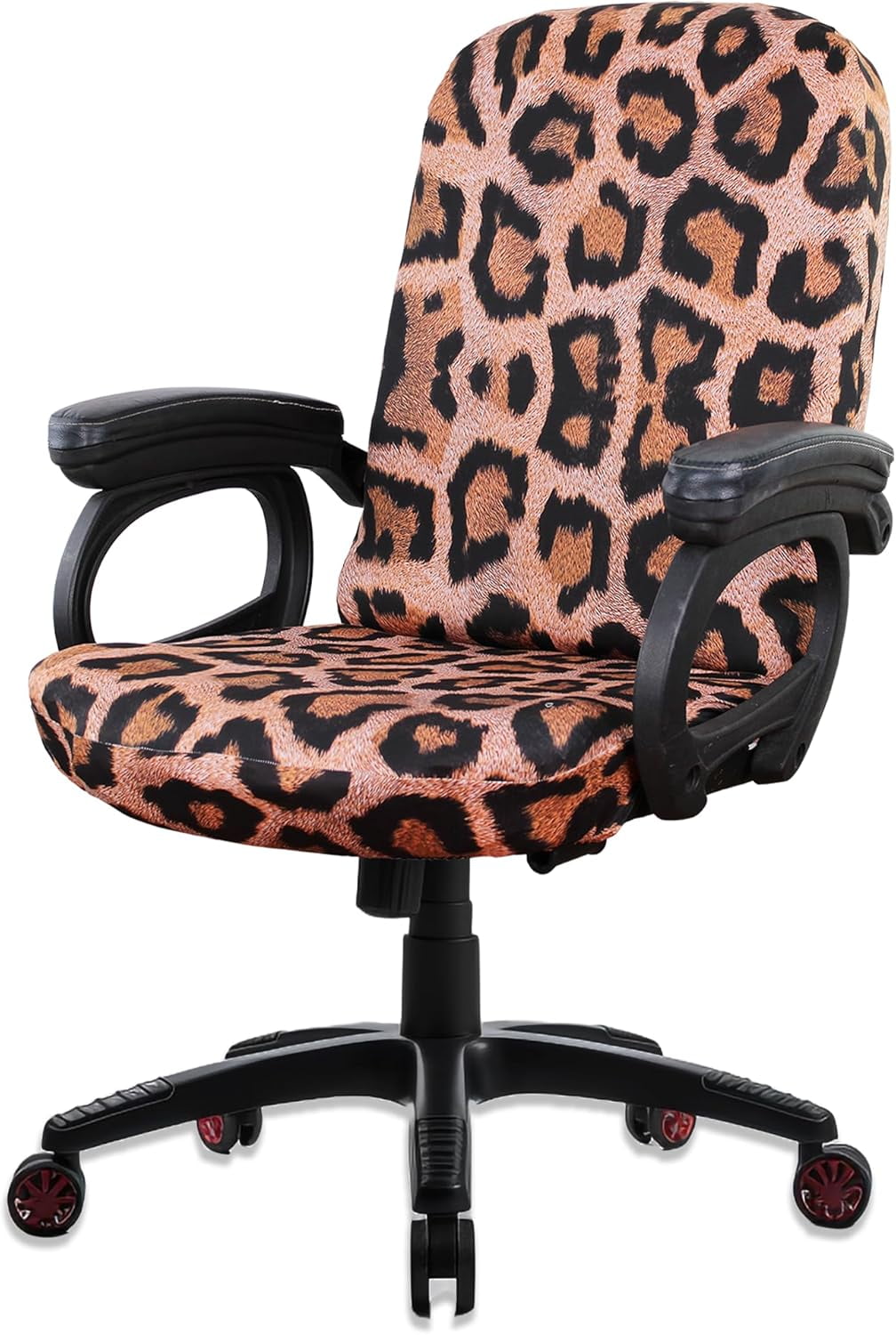 WYZZHY Cow Print Computer Office Chair Covers Stretchable Soft Fit Desk ...