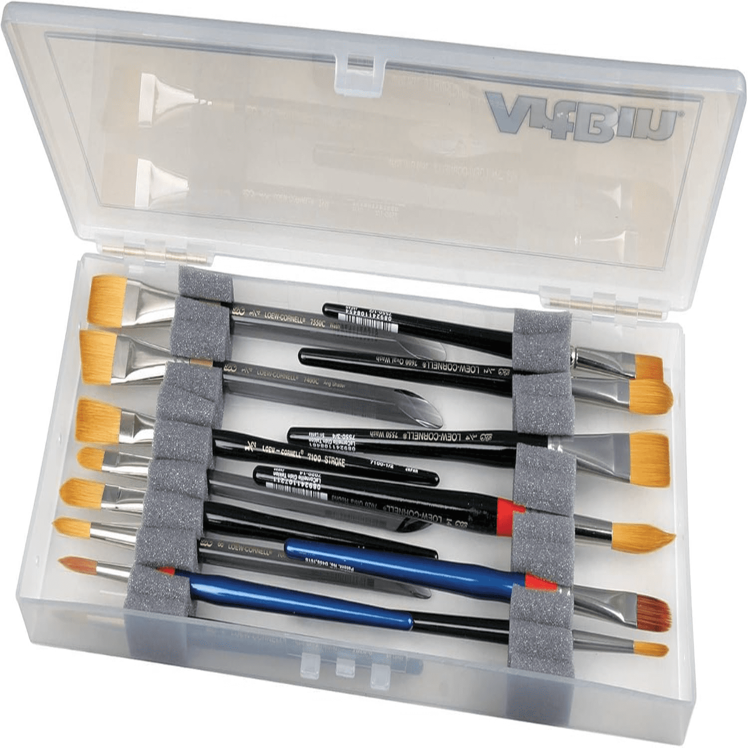 hlttpm KW903 Brush with Foam Inserts Fine Art Portable Paint Brush ...