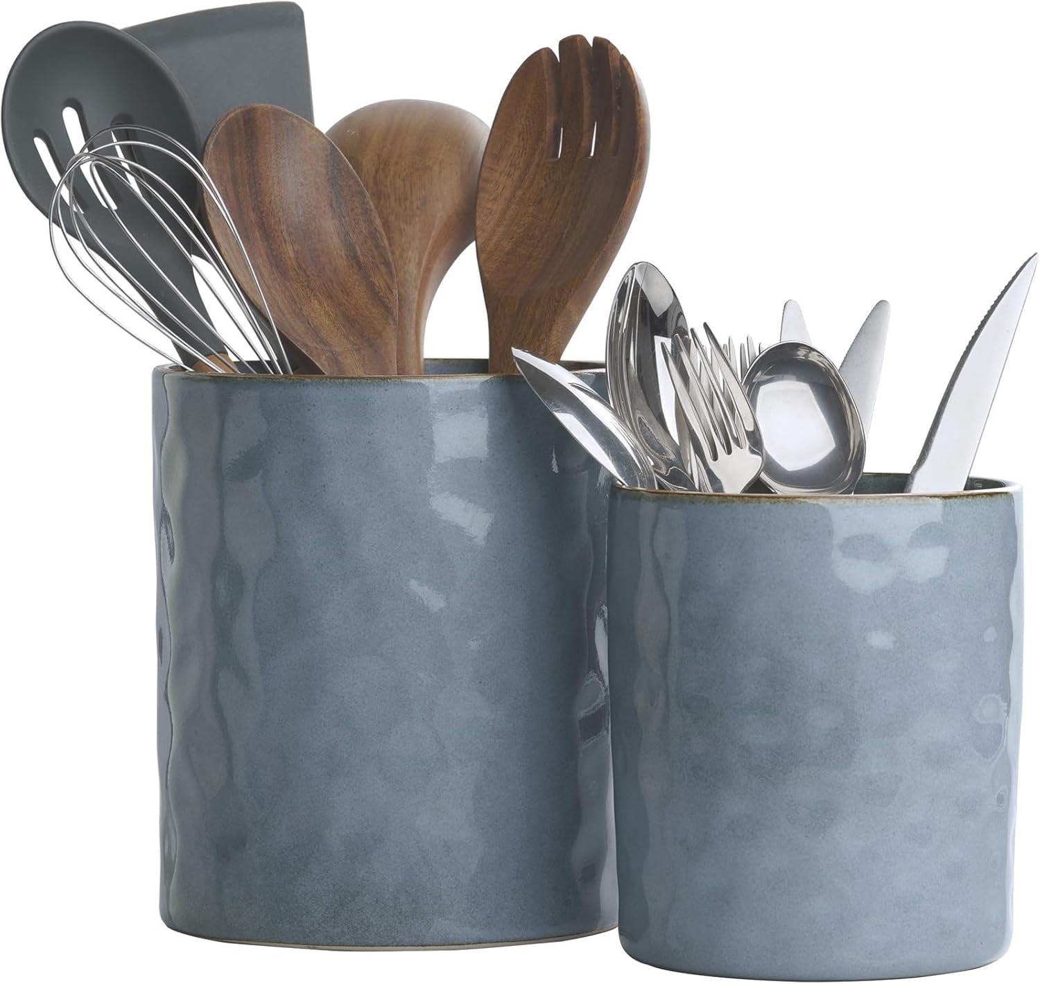 hltusdp Milkyway Kitchen Utensil Holder for Countertop 7.2"+5.8 ...