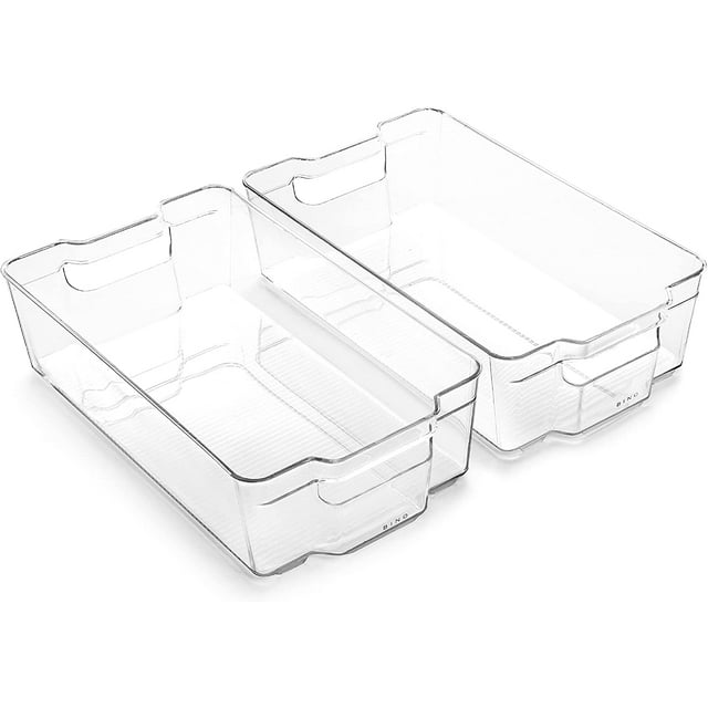 hltusdp Stackable Multi-Use Storage Organizer Bins Plastic BPA-Free THE ...