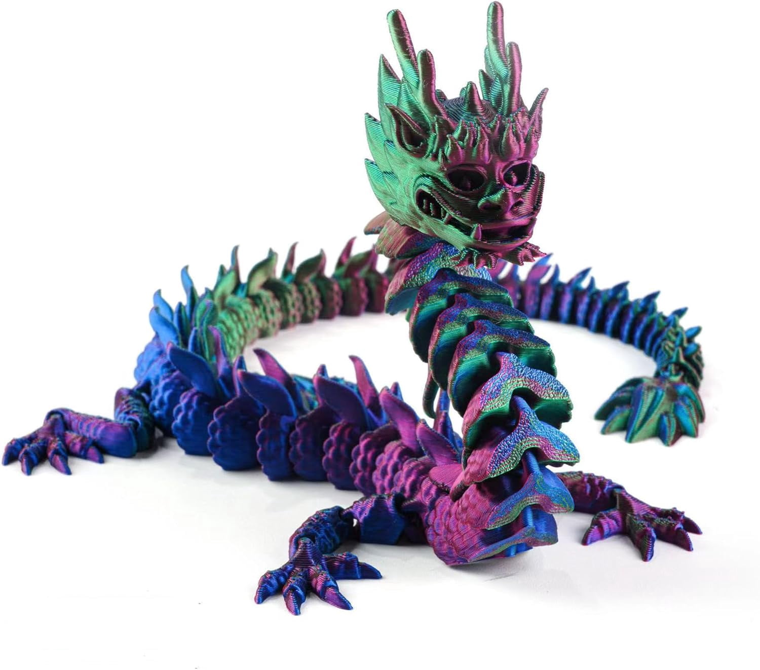 hltusyp ALHBEJT 3D Printed Crystal Dragon Articulated Dragon ...