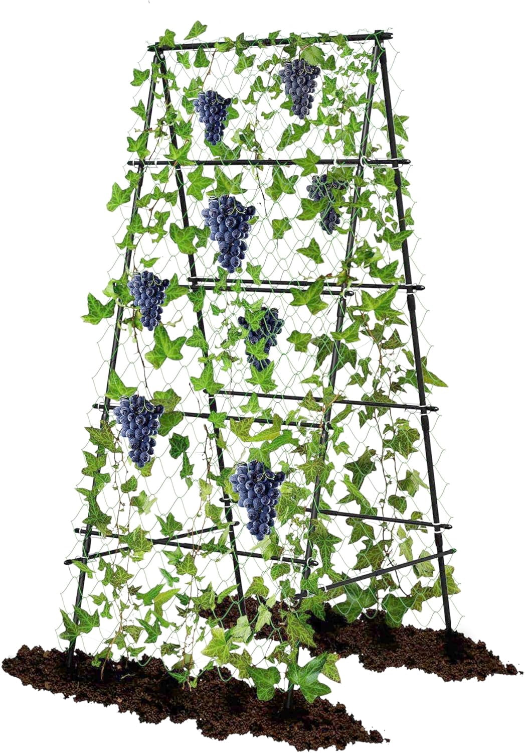 hltusyp Garden Trellis for Climbing Plants A-Shape Garden Plant Support ...