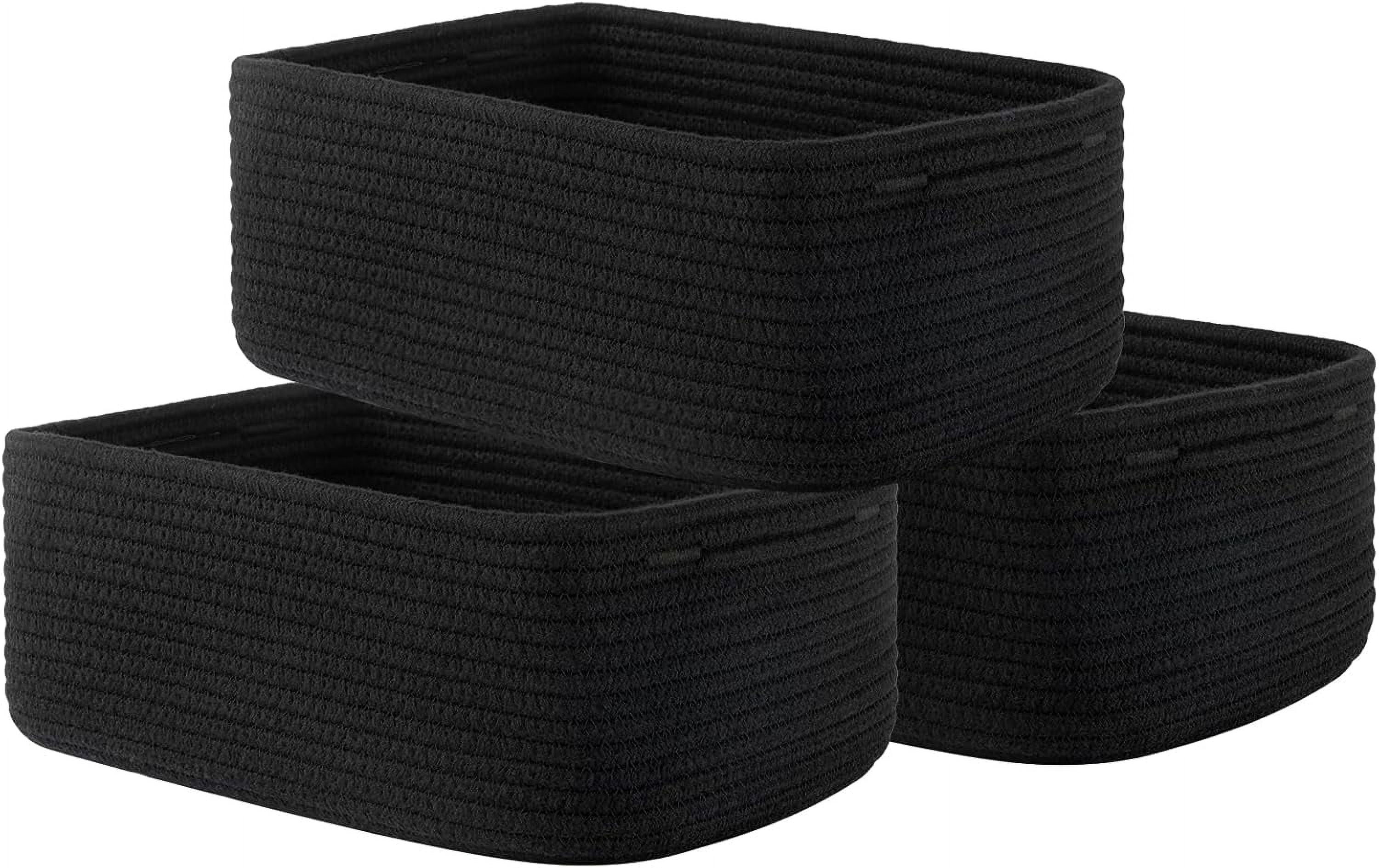 hltusyp Small Woven Basket 12 x 8 x 4.5 Inches Storage Basket for ...