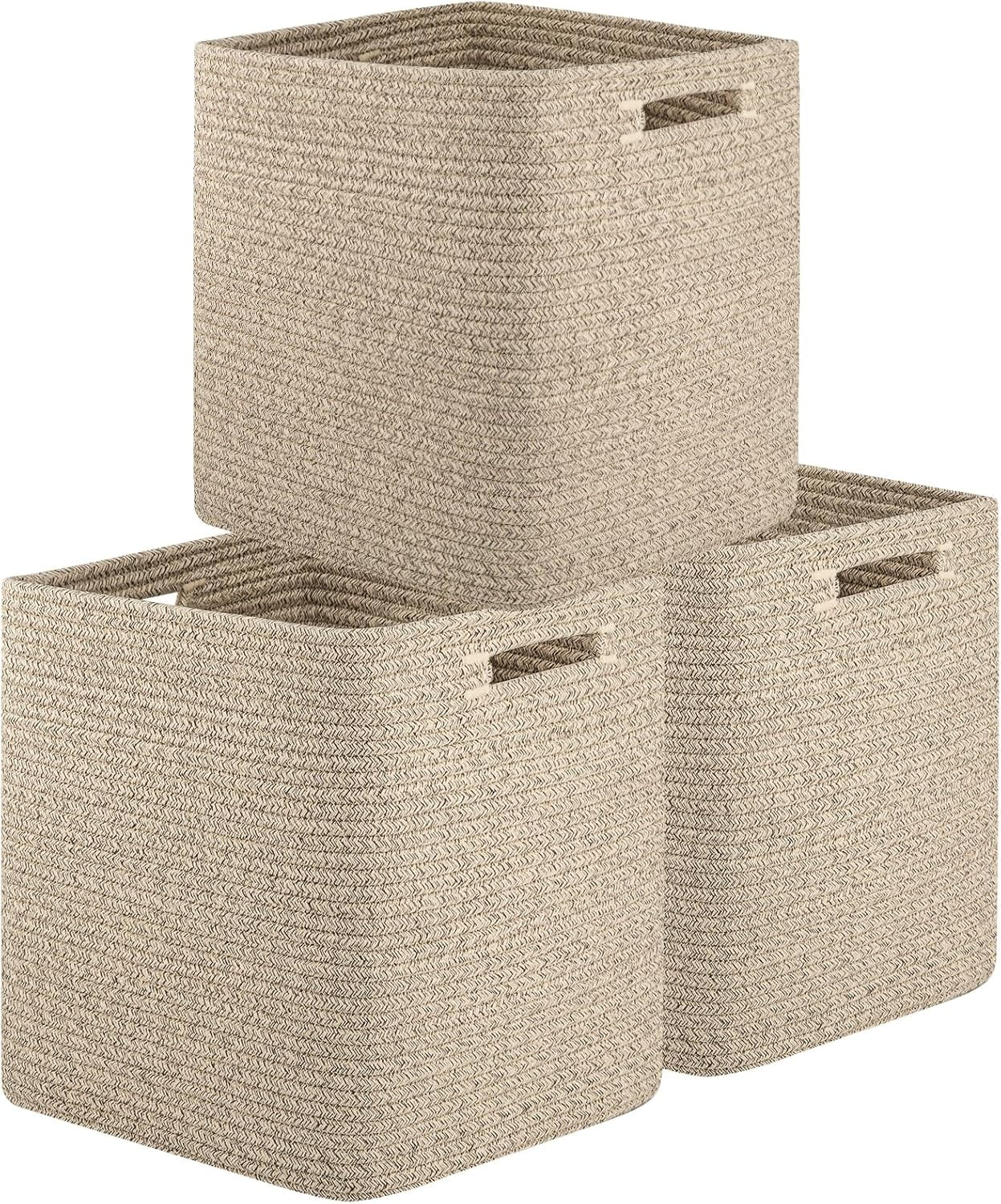 xaugs Storage Cubes 13 Inch Cube Storage Organizer Collapsible Storage ...