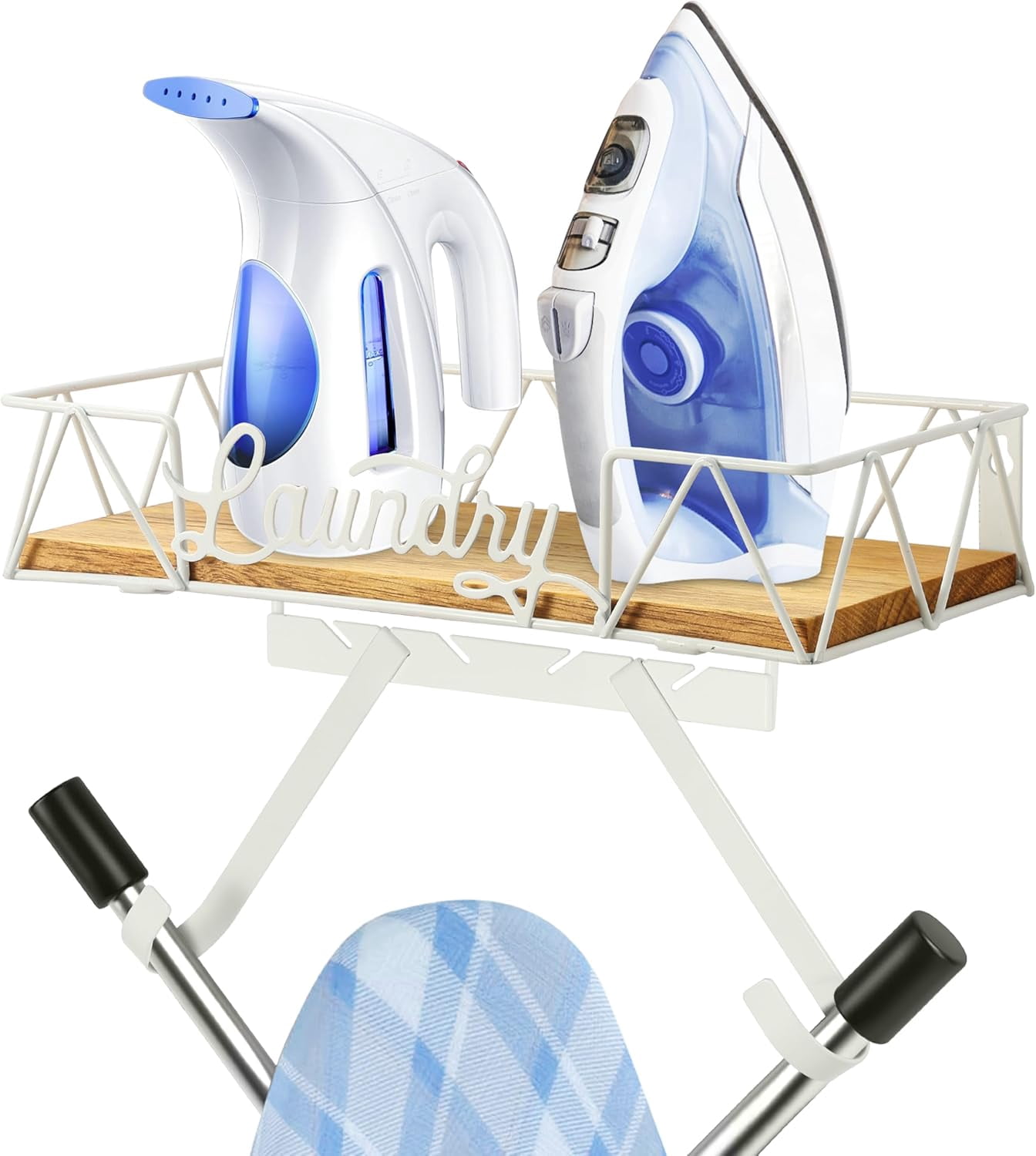 hltuyspb Ironing Board Holder Iron Board Wall Mount Ironing Board ...