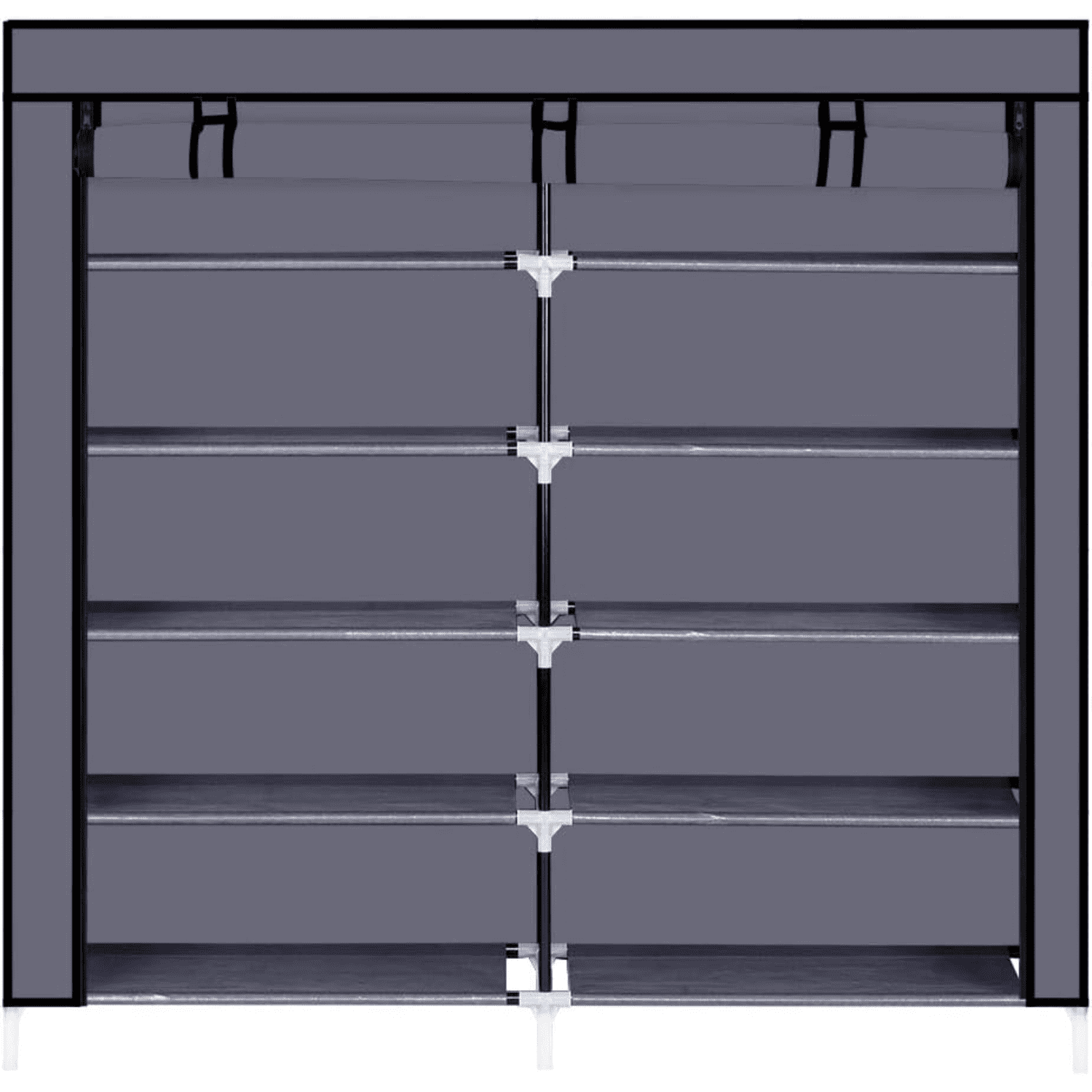 hltvuy Shoe Rack 7 Tier 14 Compartments Shoe Organizer with Nonwoven ...