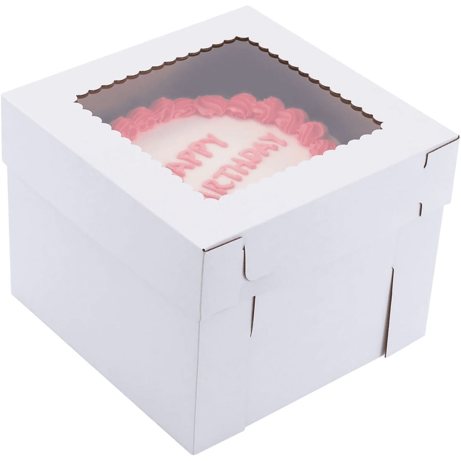 hltyfj Tall Cake Boxes for Tier Cakes 14x14x12 Inch 2 Pack Wedding Cake Boxes Sturdy Tall Bakery ...