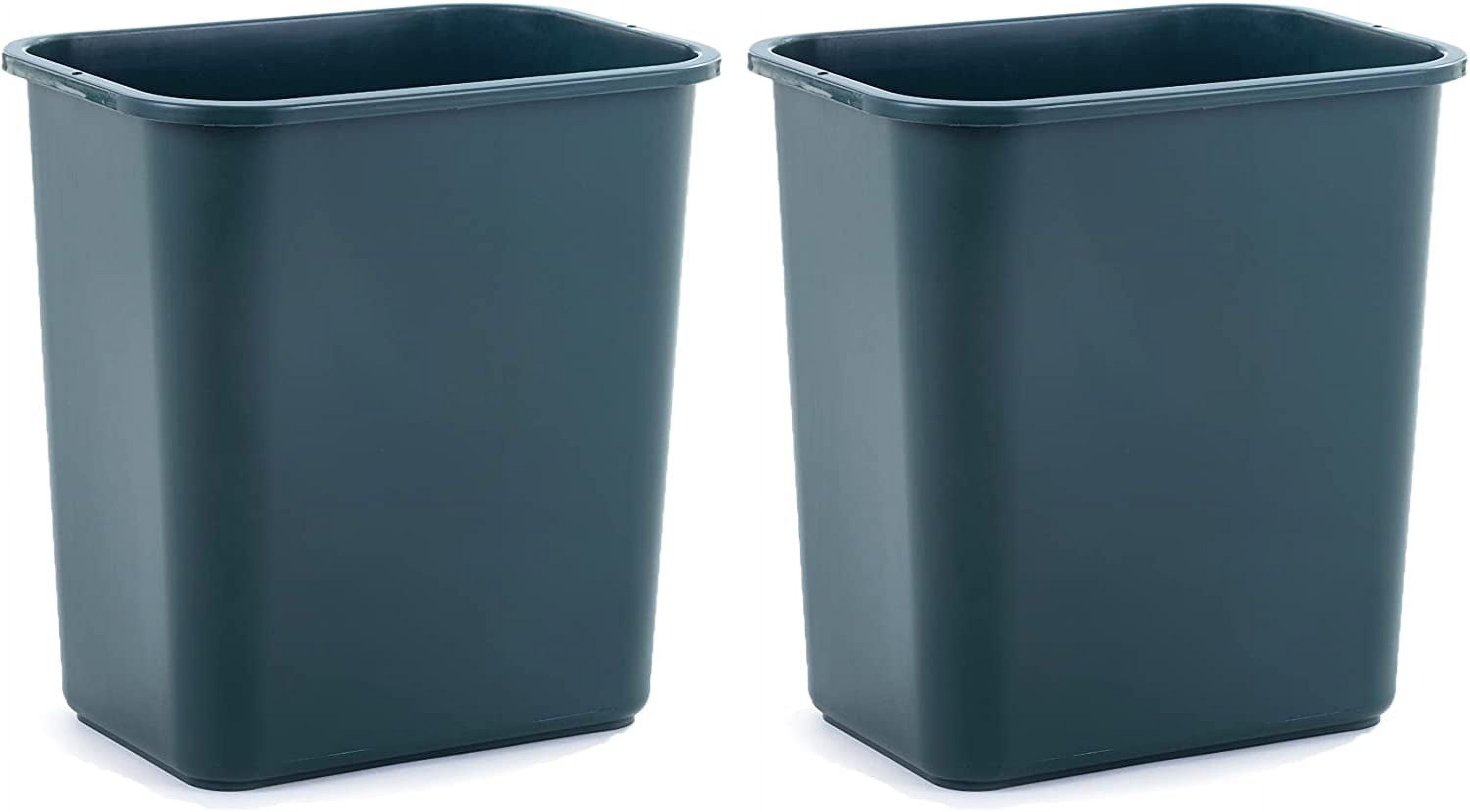 hltysp 7 Gallon / 28 Quart Space Saving Trash Wastebasket Fits Under ...