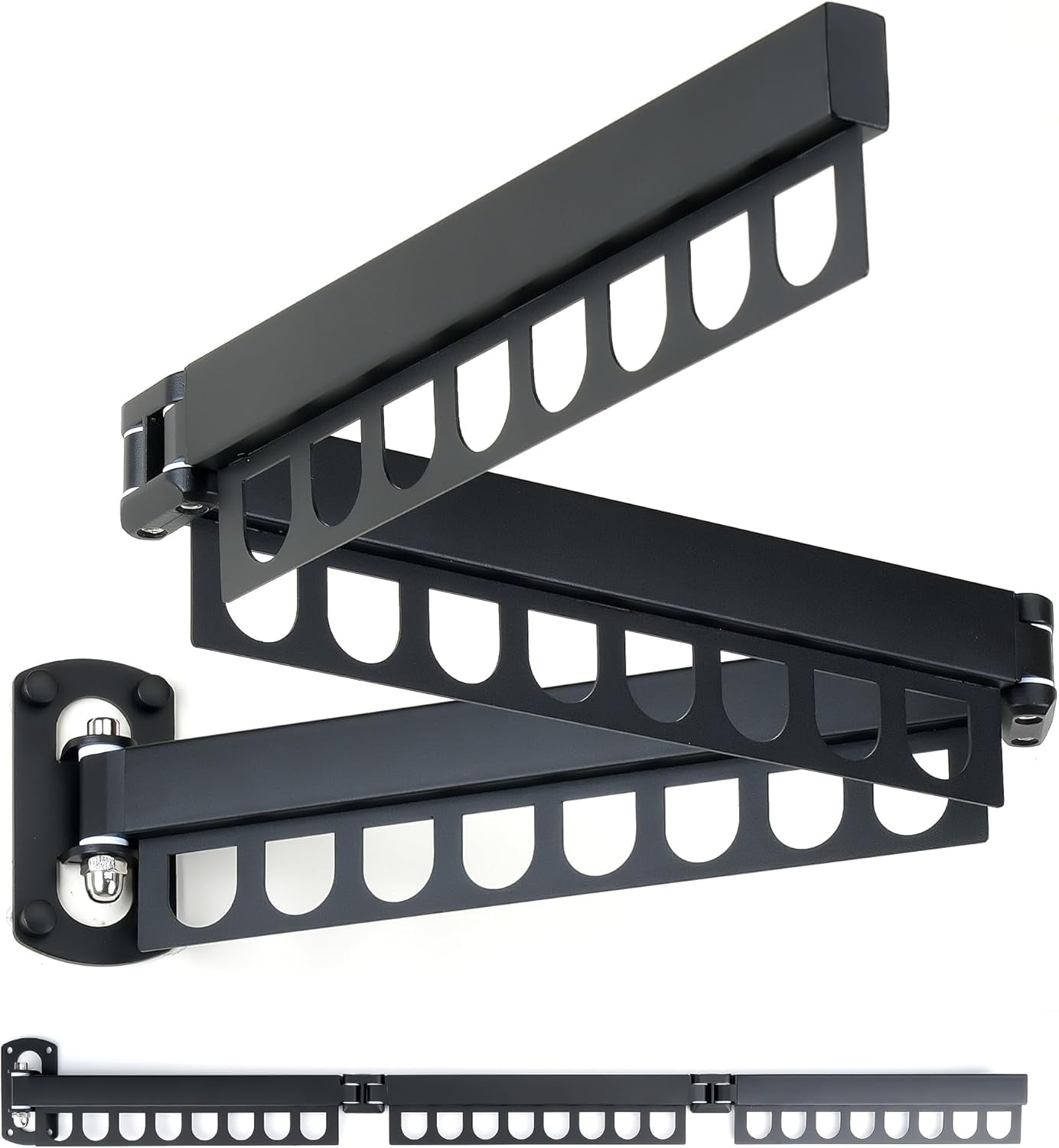 hltysuo Clothes Rack Wall Mount Collapsible Drying Racks for Laundry ...