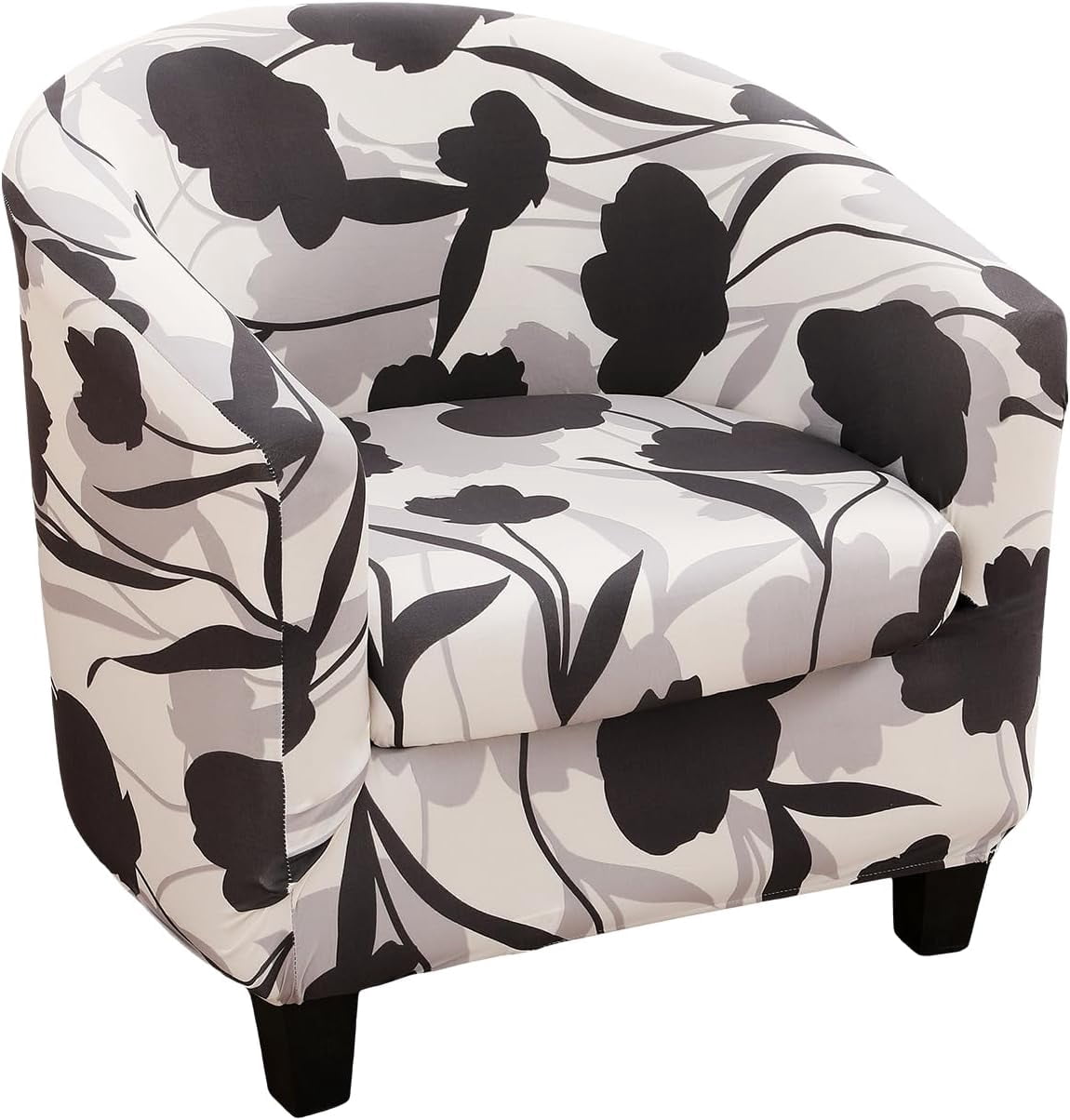 hltysuo Club Chair Slipcover 2 Piece Stretch Barrel Chair Covers ...