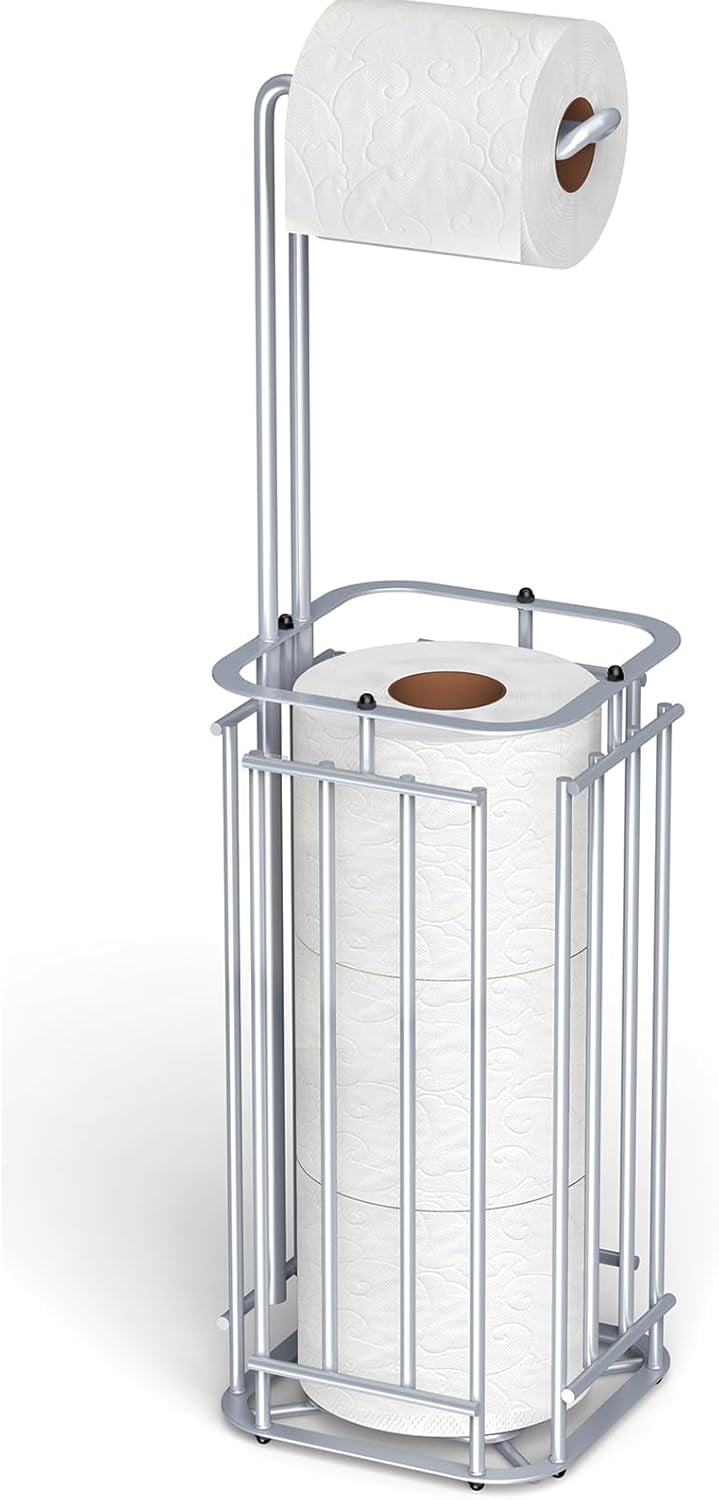 hltysuo Meangood Toilet Paper Holder Stand Square Tissue Paper Roll ...