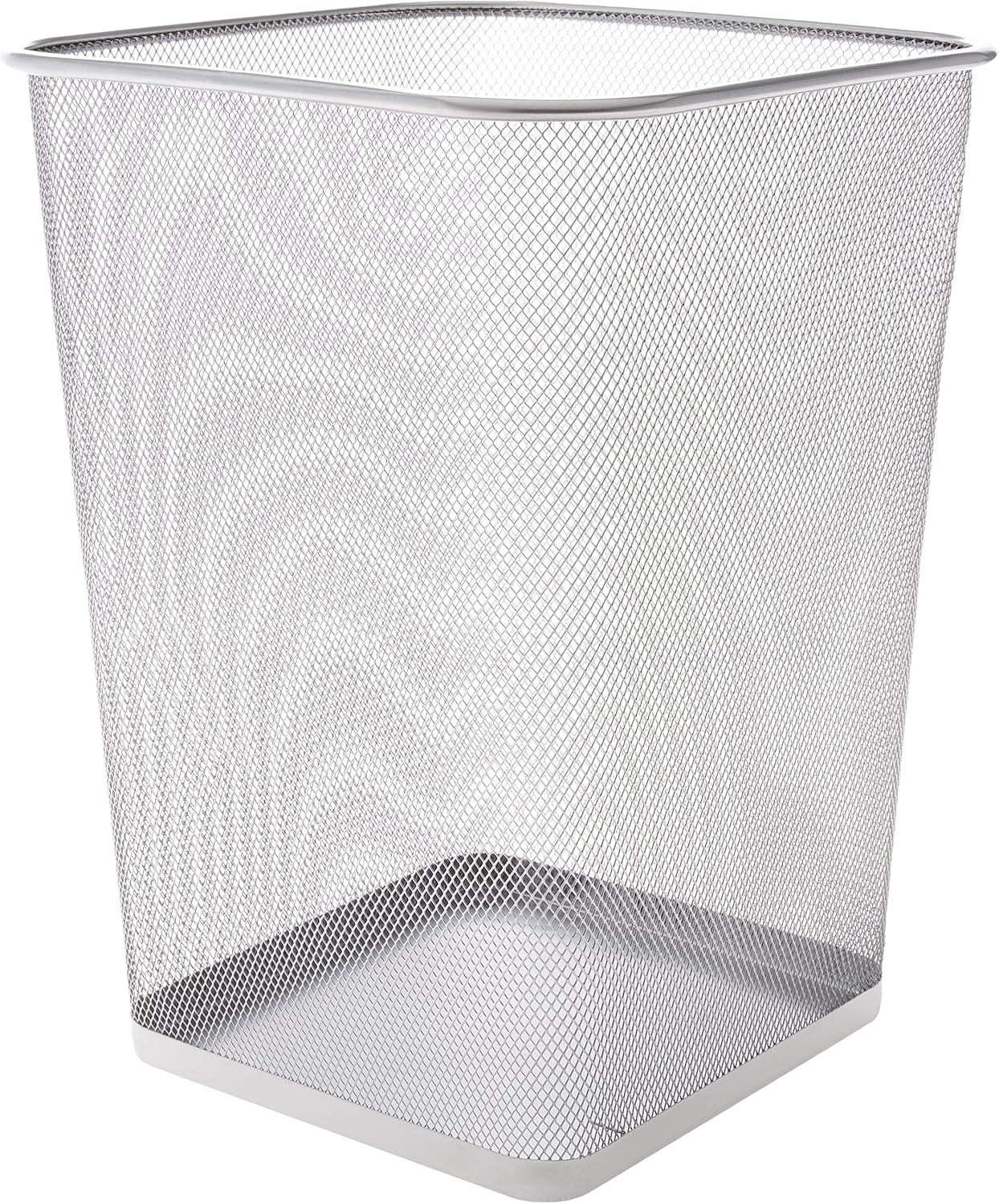 hltysuo Wire Steel Mesh Trash Can - 5-Gallon Waste Basket for Under ...