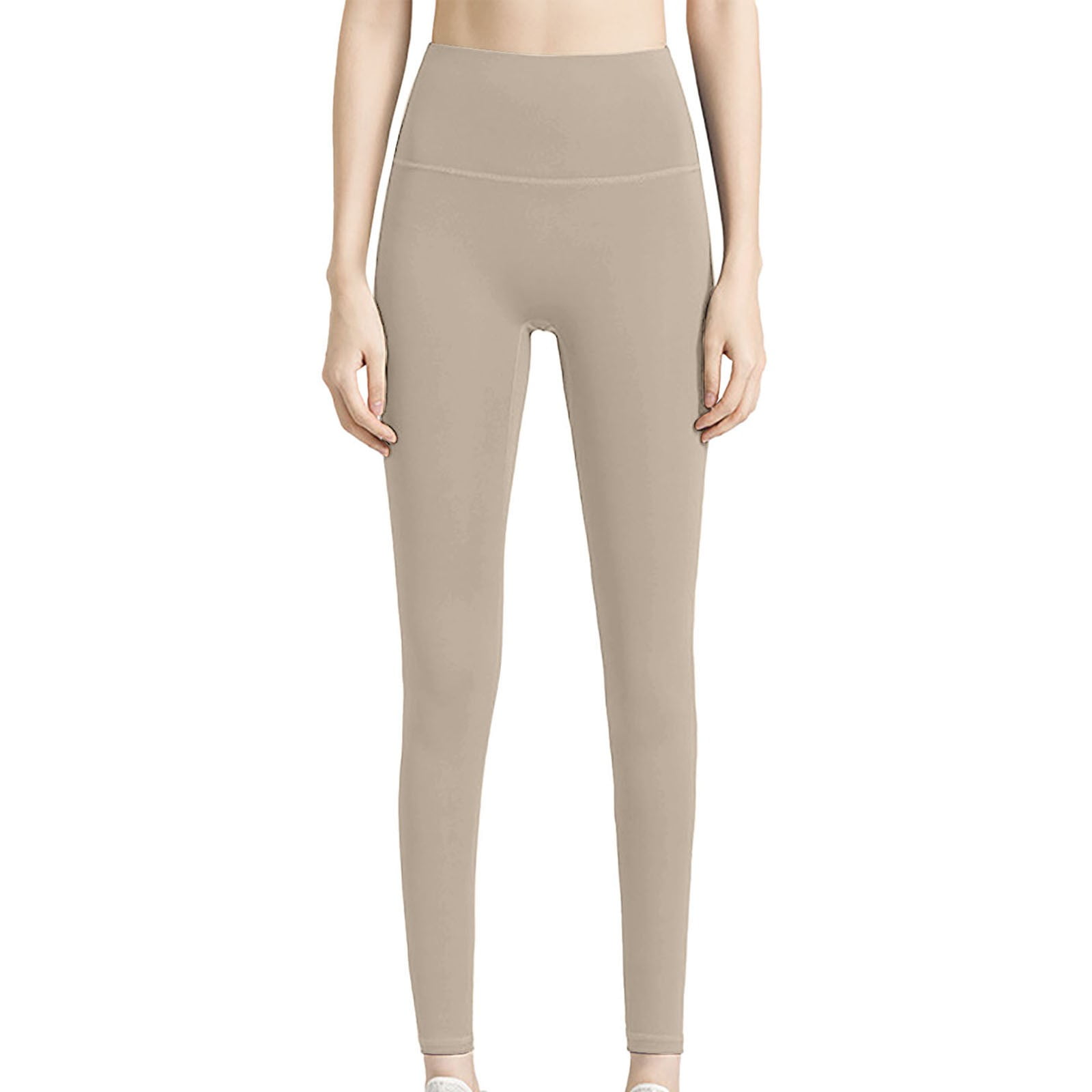 hoadeuw Yoga Pants for Women Tummy Control High Waisted Solid Color ...