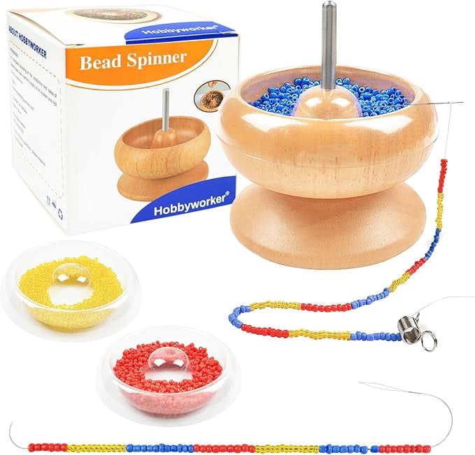 hobbyworker Bead Spinner, for Jewelry Bracelet Making, Seed Beads ...