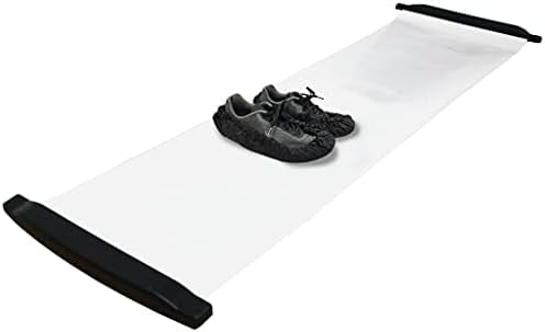 hockey slide board with booties, workout sliding mat for training ...
