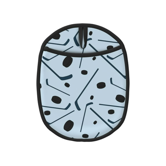 hockey sticks pucks blue print Pot Holders for Kitchen - Heat Resistant ...