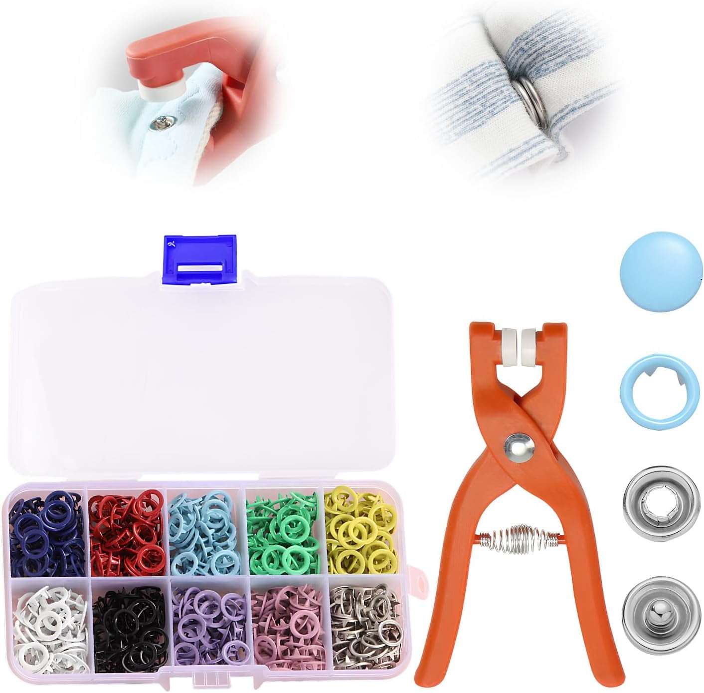 hoehew Safety Eye Tool with 200 Buttons, 2025 New Eye Snapper Crochet ...