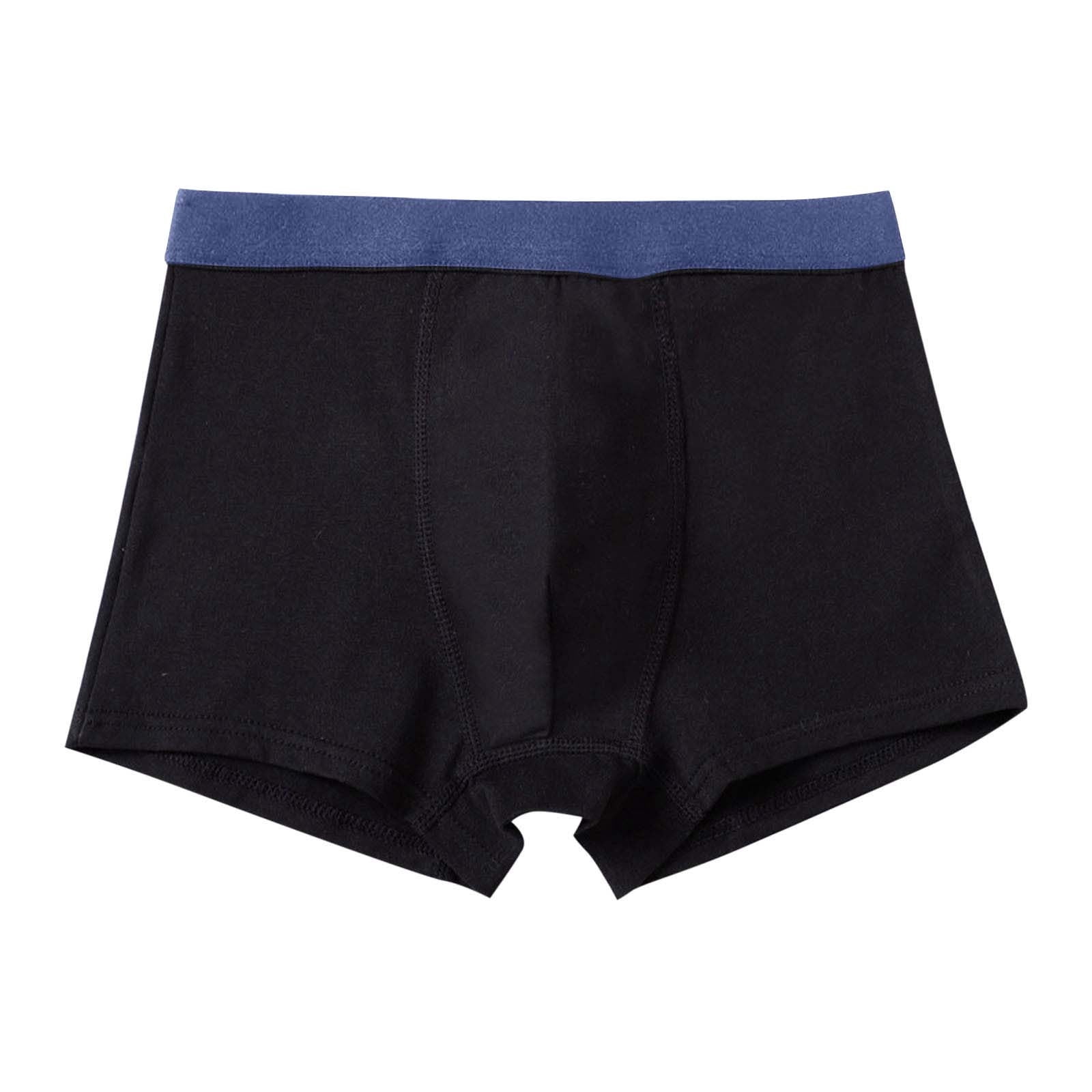 hoksml Boys’Comfort Flex Boxer Briefs Children's Mid Waist Flat Angle ...