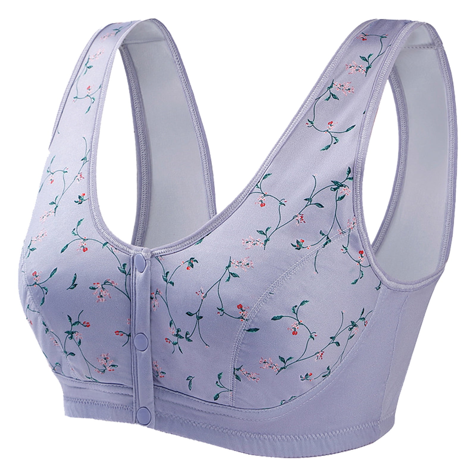 hoksml Front Button Bra, Convenient Front Button Bra, Sports Bras Full ...