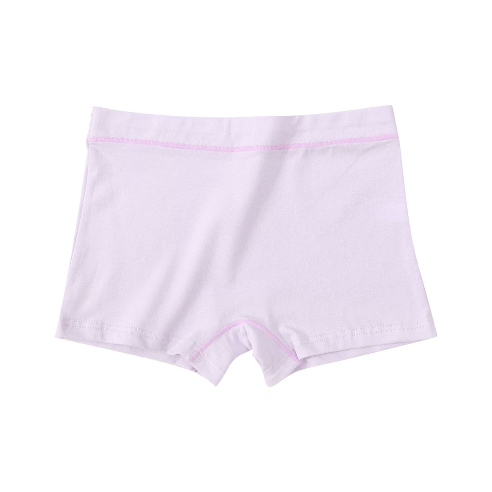 hoksml Girls Cotton Underwear Children's Mid Waist Boxer Briefs Flat ...