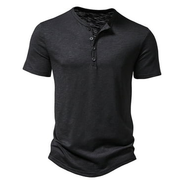 JLFKNG Summer Shirts For Men Simple Solid Color Shirt Tops For Men ...