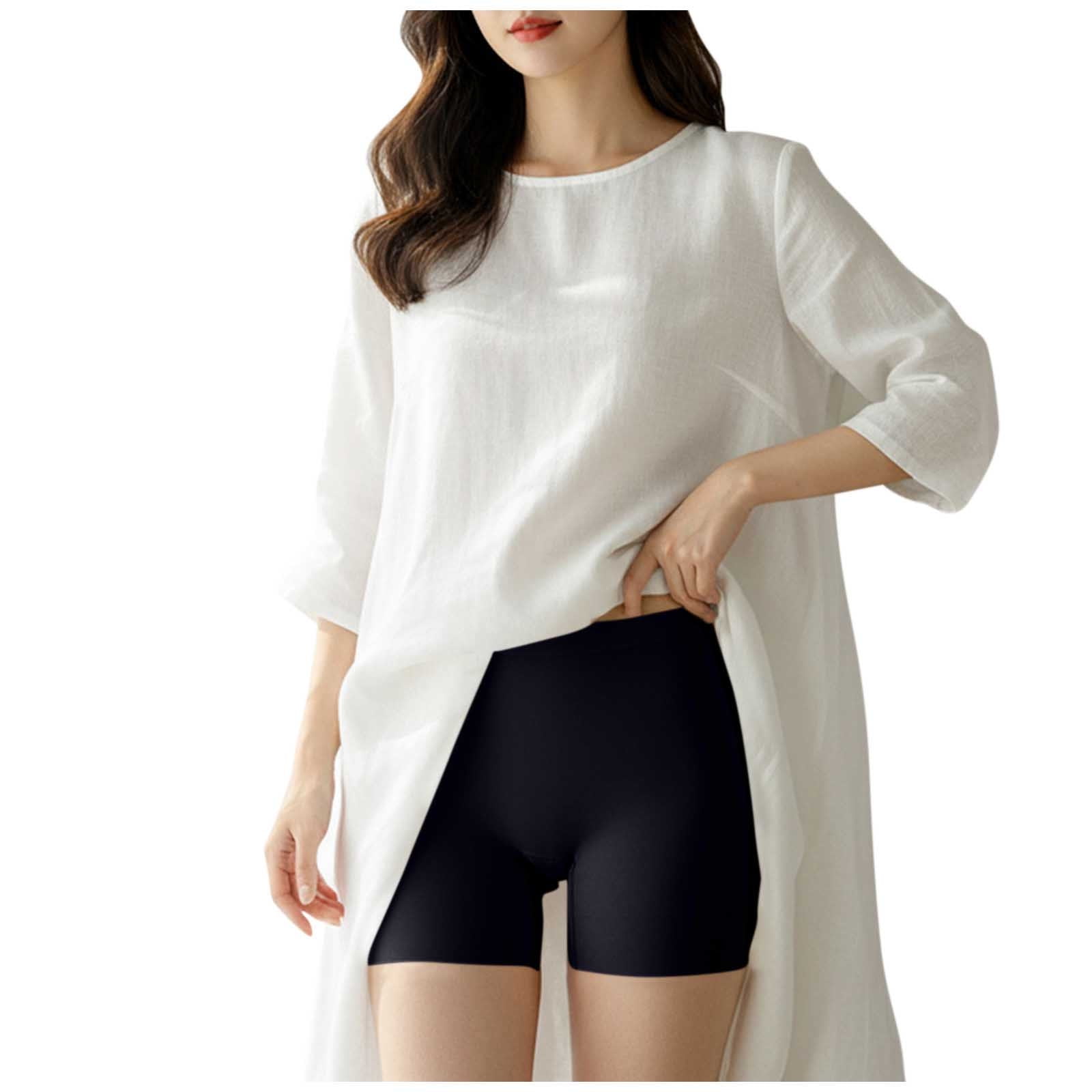 hoksml Seamless Yoga Shorts for Women - Workout Safety Shorts Anti ...