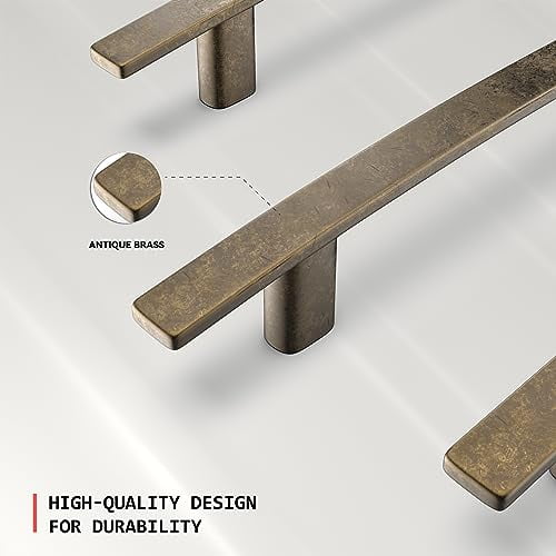 homdiy 100 Pack Retro Brass Cabinet Handles Antique Cabinet Pulls ...