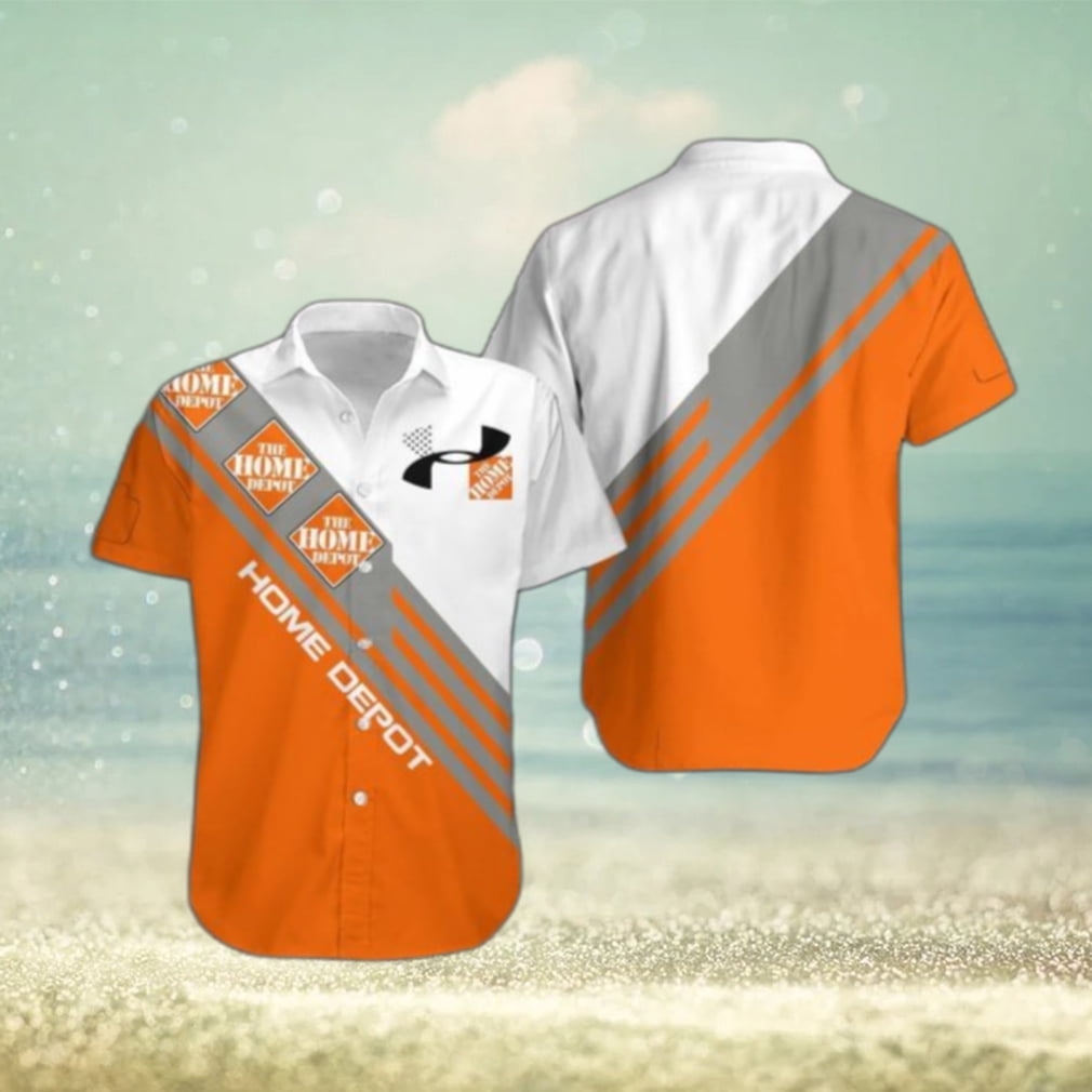 home depot Hula Logo Beach Hawaiian Shirt For Summer - Walmart.com