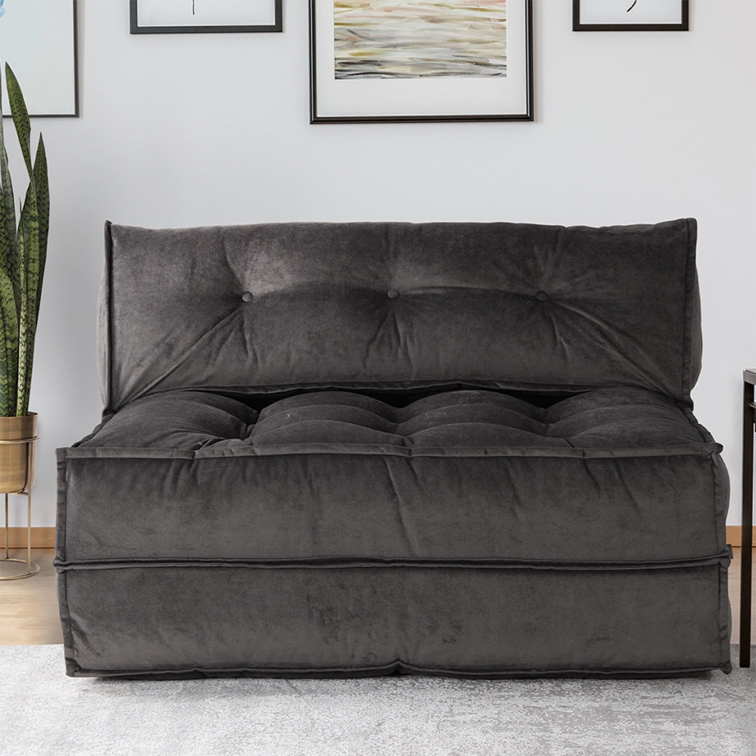 homedius Mocca Foldable Bed – Convertible Sofa to Bed – Space-Saving ...