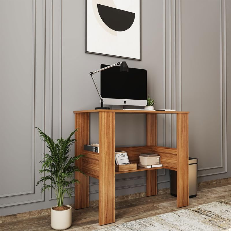 homeeasy Engineered Wood Study Table Multipurpose Computer Desk Office ...