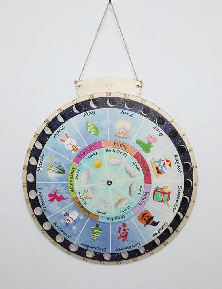 homeschool calendar Calendar for Kids Wheel of the Year,Wooden ...