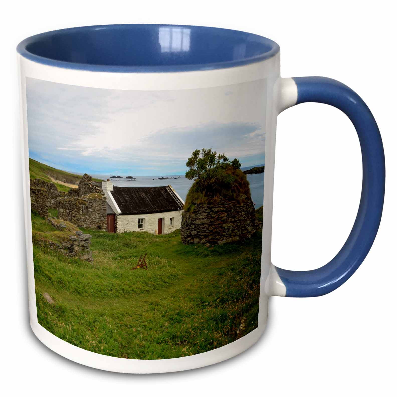 homestead, Great Blasket Island, County Kerry Ireland - EU15 TNO0117 ...