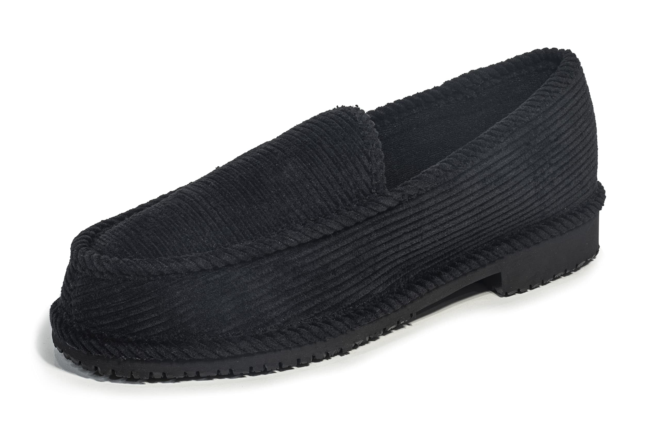 homiegear Mens Loafers (Black) | Quick Slip-in Shoes | Plain Black ...