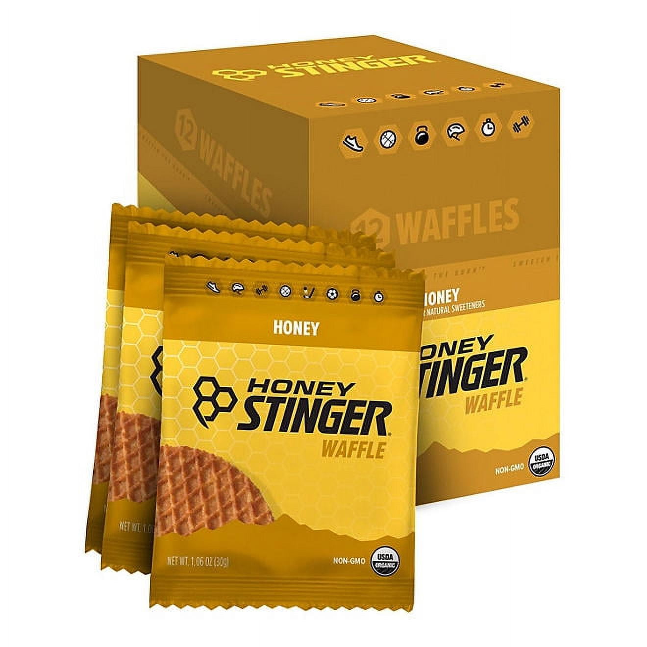 honey stinger organic energy waffle box pack honey 12 ct - Walmart.com